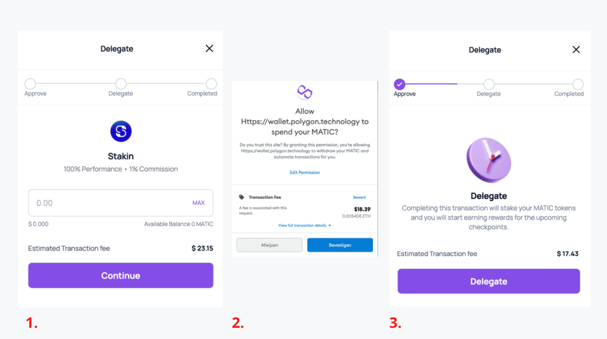 How to Stake Polygon (MATIC) with MetaMask and Polygon Portal?