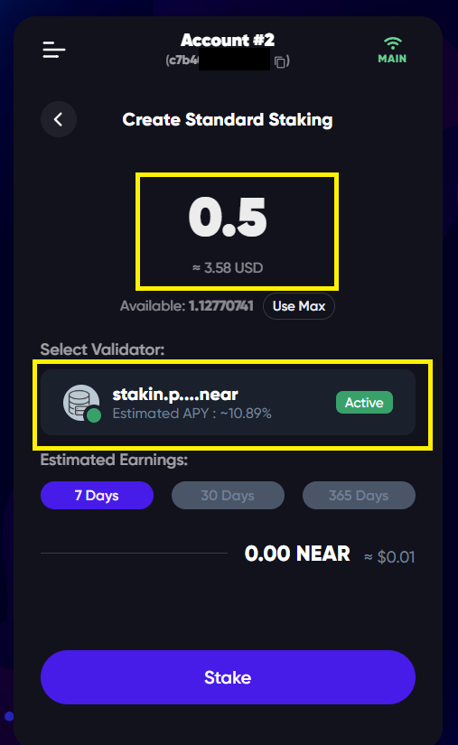How to Stake NEAR with Meteor Wallet