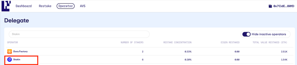 How to Delegate to an EigenLayer Operator