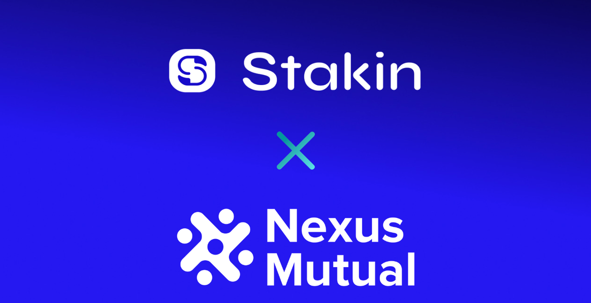Stakin To Offer Slashing Coverage through Nexus Mutual