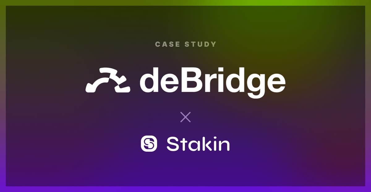 Enabling Decentralized Security and Cross-chain Bridging for deBridge ...