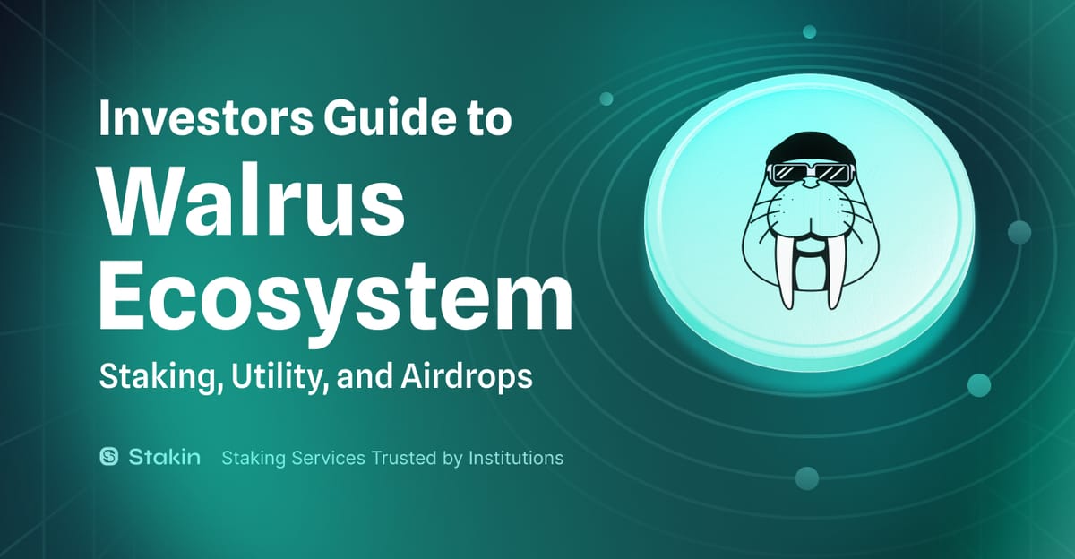 Investor Guide to Walrus Ecosystem: Staking, Utility, and Airdrops