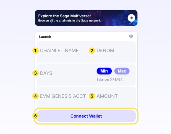 How to Launch Your Own Saga Chainlet: A Guide